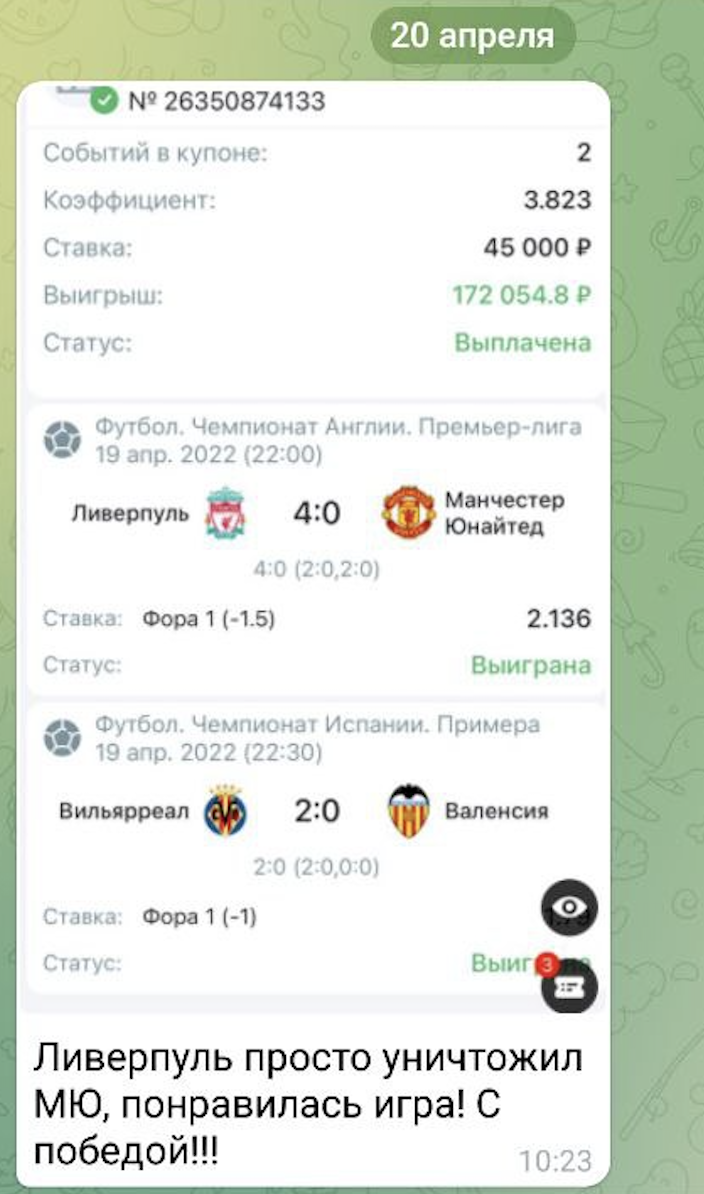 Отзывы о Жирный Каппер - telegram канал. Доверять? | Kaper.pro